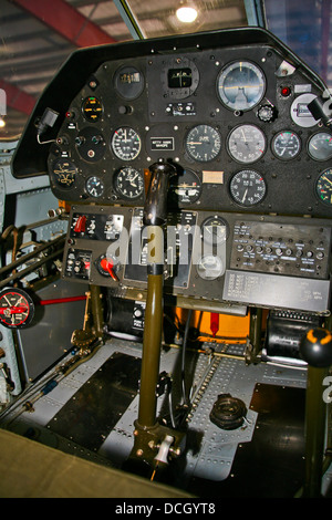 Cockpit of a P-40E Warhawk Stock Photo - Alamy