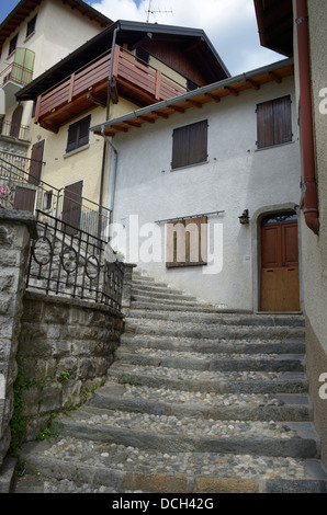 Village of Pigra Lake Como Italy Stock Photo - Alamy