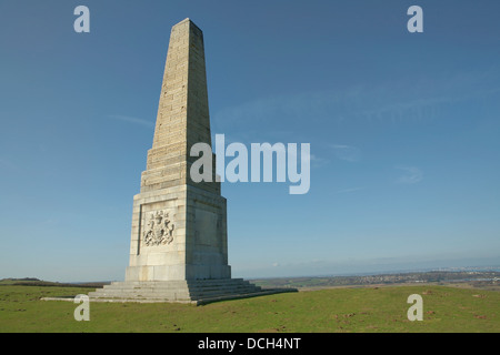 Yarborough Monument on Culver Down near Bembridge on the Isle of Wight ...