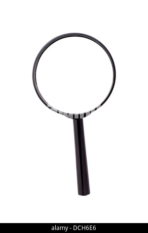 Object on black - tool magnifying glass Stock Photo - Alamy