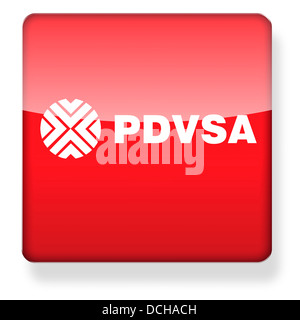 PDVSA logo as an app icon. Clipping path included Stock Photo - Alamy