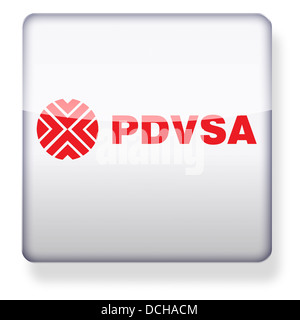PDVSA logo as an app icon. Clipping path included Stock Photo - Alamy