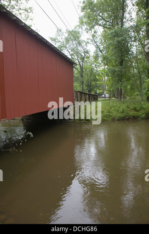 Ashland Covered Bridge over Red Clay Creek, Hockessin, Delaware. Photo ...