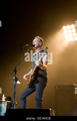 The Police lead vocalist Sting (Gordon Sumner, left), drummer Stewart ...