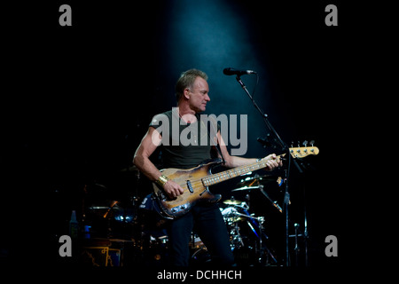 The Police lead vocalist Sting (Gordon Sumner, left), drummer Stewart ...