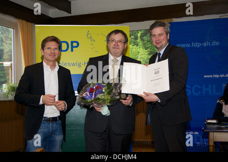 Dr. Heiner Garg, Ekkehard Klug, Sebastian Blumenthal, Member of the ...