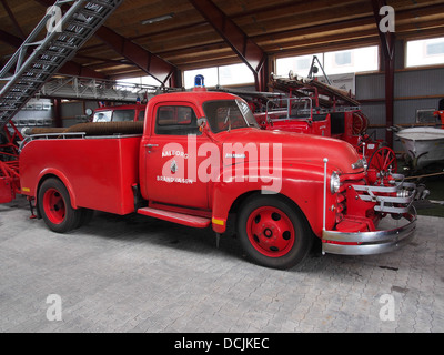 Chevrolet fire engine Aalborg Brandvaesen with 1957 Magirus ladder in ...