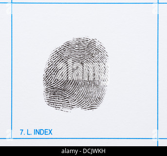 Fingerprint ridges close up Stock Photo - Alamy