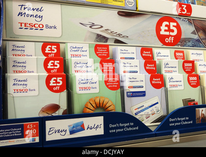 Tesco Leaflets 'Bank' Stock Photo - Alamy