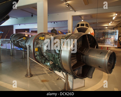 The Svenska Flygmotor Volvo RM 6B or C, displayed at the Teknikens och ...