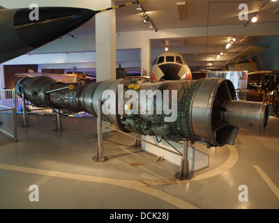 The Svenska Flygmotor Volvo RM 6B or C engine is displayed at the ...