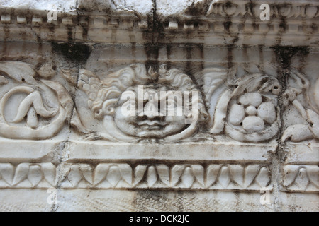 Relief on the altar Nonio Balbo terrace in the ruins of Herculaneum ...