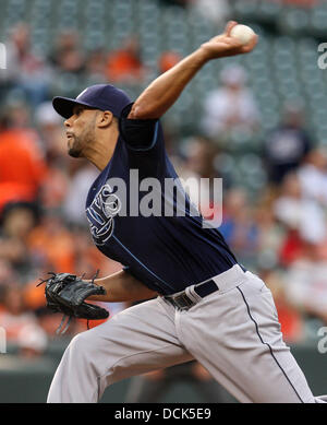 BALTIMORE, MD - August 5: Baltimore Orioles starting pitcher Kyle ...