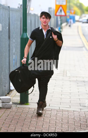 X Factor Finalist James Michael arrives at the X factor studios ahead ...