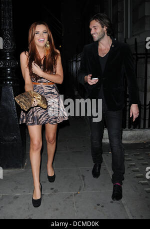 Maria Fowler leaving Sanctum Soho Hotel London, England - 21.10.11 ...