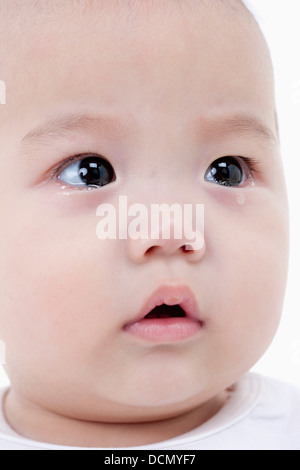 close of a baby after crying Stock Photo - Alamy