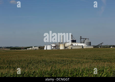 August 18, 2013 - Galva, Iowa, U.S. - Quad County Corn Processors plant ...