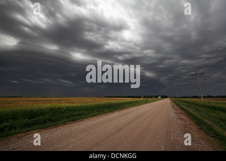 Outflow boundary thunderstorm Stock Photo - Alamy