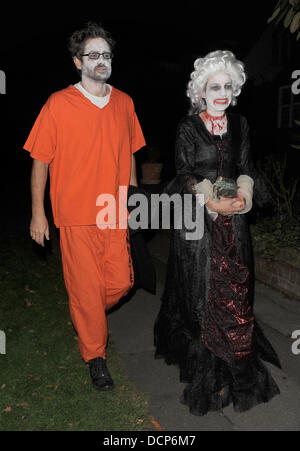 Louis Theroux and wife Nancy Strang attending the BBC Films 25th ...