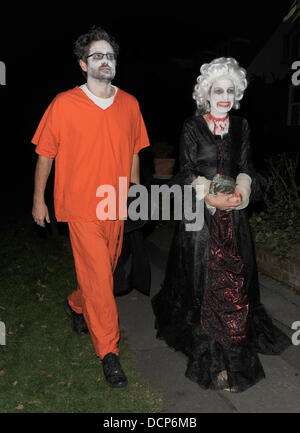 Louis Theroux and wife Nancy Strang attending the BBC Films 25th ...