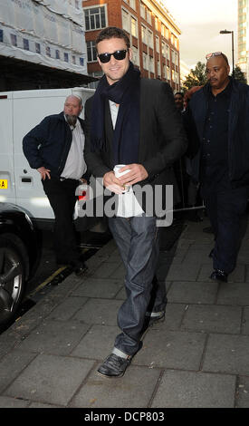 Justin Timberlake outside the BBC Radio 1 studios Featuring: Justin ...