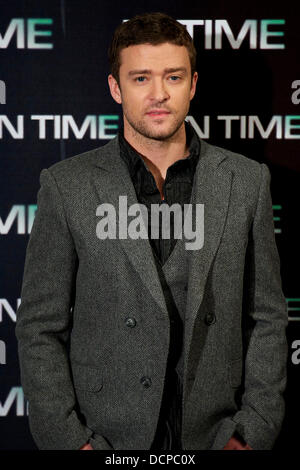 Justin Timberlake attending the "In Time" premiere held at the Regency ...