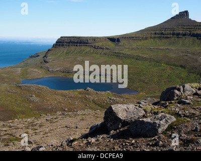 Gerpisvatn, Gerpir, east Iceland Stock Photo - Alamy