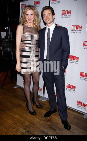 Hugh Dancy and Nina Arianda Opening night of the Manhattan Theatre Club ...
