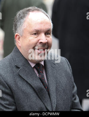 Andy Peebles The funeral of Sir Jimmy Savile held at Leeds Cathedral ...