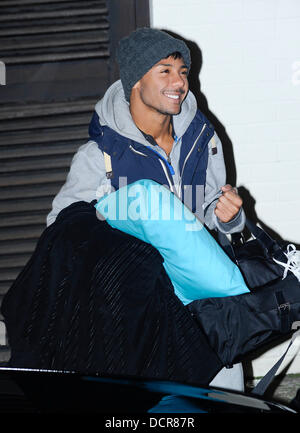 Marcus Collins 'X Factor' finalists at the studios to rehearse for the ...