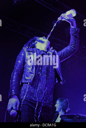 Foxy Shazam performing at the Manchester Academy Manchester, England ...