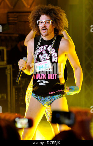 Redfoo of LMFAO performs on Much Music's New.Music.Live. Toronto ...