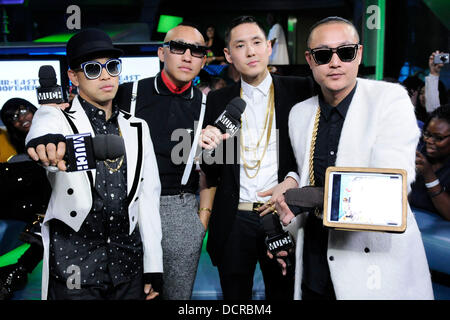 Kev Nish, Prohgress, J-Splif, DJ Virman, Far East Movement at arrivals ...