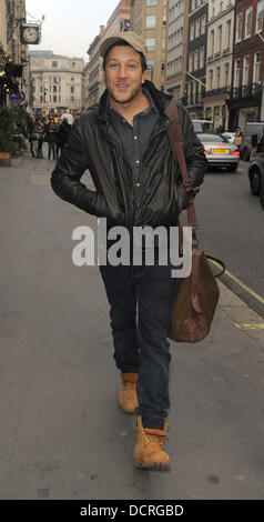 Matt Cardle out and about in Mayfair. London, England - 16.11.11 Stock ...