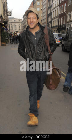 Matt Cardle out and about in Mayfair. London, England - 16.11.11 Stock ...