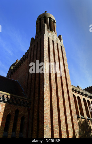Tower, Quarr Abbey, Wooten Bridge, Ryde, Isle of Wight, England, UK, GB ...
