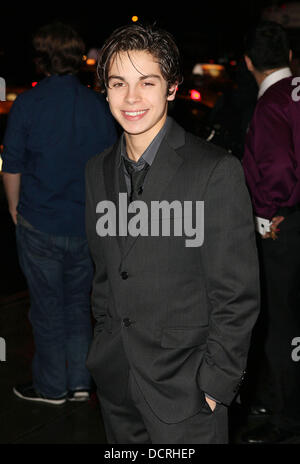 Jake T. Austin, at the Cinema Society screening of 'Footloose' at the ...