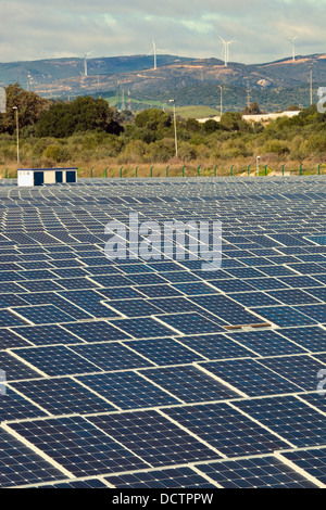 Solar Energy Panels, San Roque, Cadiz, Spain Stock Photo - Alamy