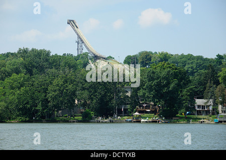 Norge Ski Jump in Fox River Grove, Illinois, USA Stock Photo - Alamy
