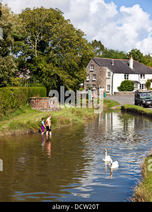 Traditional Village Southpool Devon UK Stock Photo - Alamy