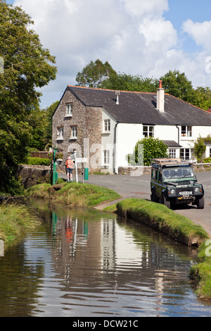 Traditional Village Southpool Devon UK Stock Photo - Alamy