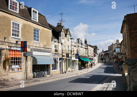 High Street of Cotswold Town of Winchcombe, Gloucestershire, UK Stock ...