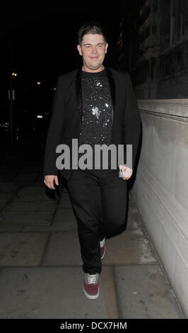 X Factor contestant Craig Colton arriving at a hotel. London, England ...