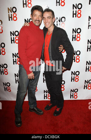 WEHO Mayor John Duran and Jeff Parshley NOH8's 3 year Anniversary ...