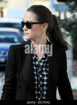 Pippa Middleton walking to work in west London London, England - 09.12. ...