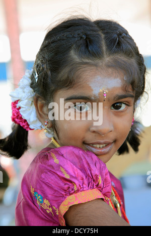 Tamil young girl, Montreal, Canada Stock Photo - Alamy
