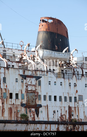 Mostyn Docks, River Dee, North Wales, UK. TSS Duke of Lancaster ...