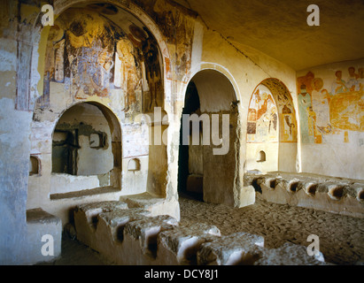 udabno monastery frescoes lavra monastery david-gareja monasteries ...