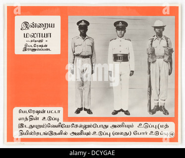 A photo poster from the 'Malaya Today' series, showcasing scenes of ...