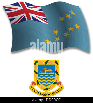 3D Tuvalu coat of arms. 3D Illustration Stock Photo - Alamy